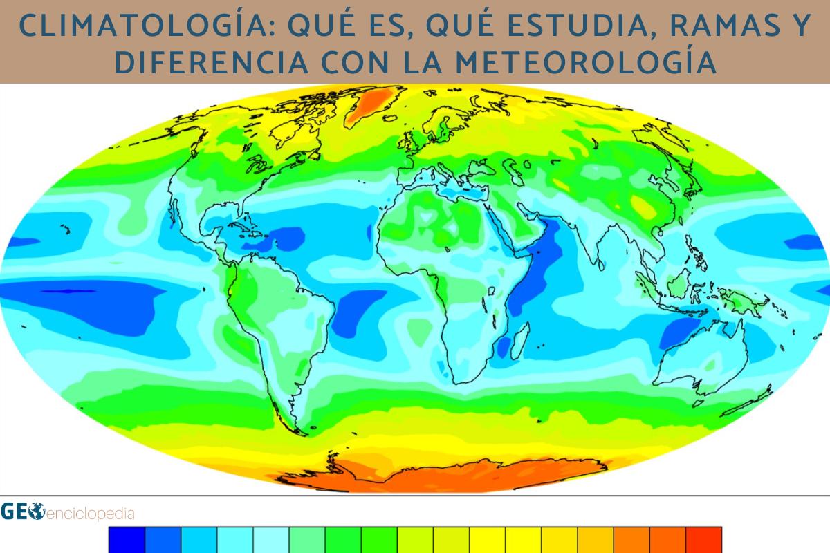 Climatología: qué es, qué estudia, ramas y diferencia con la meteorología - Resumen
