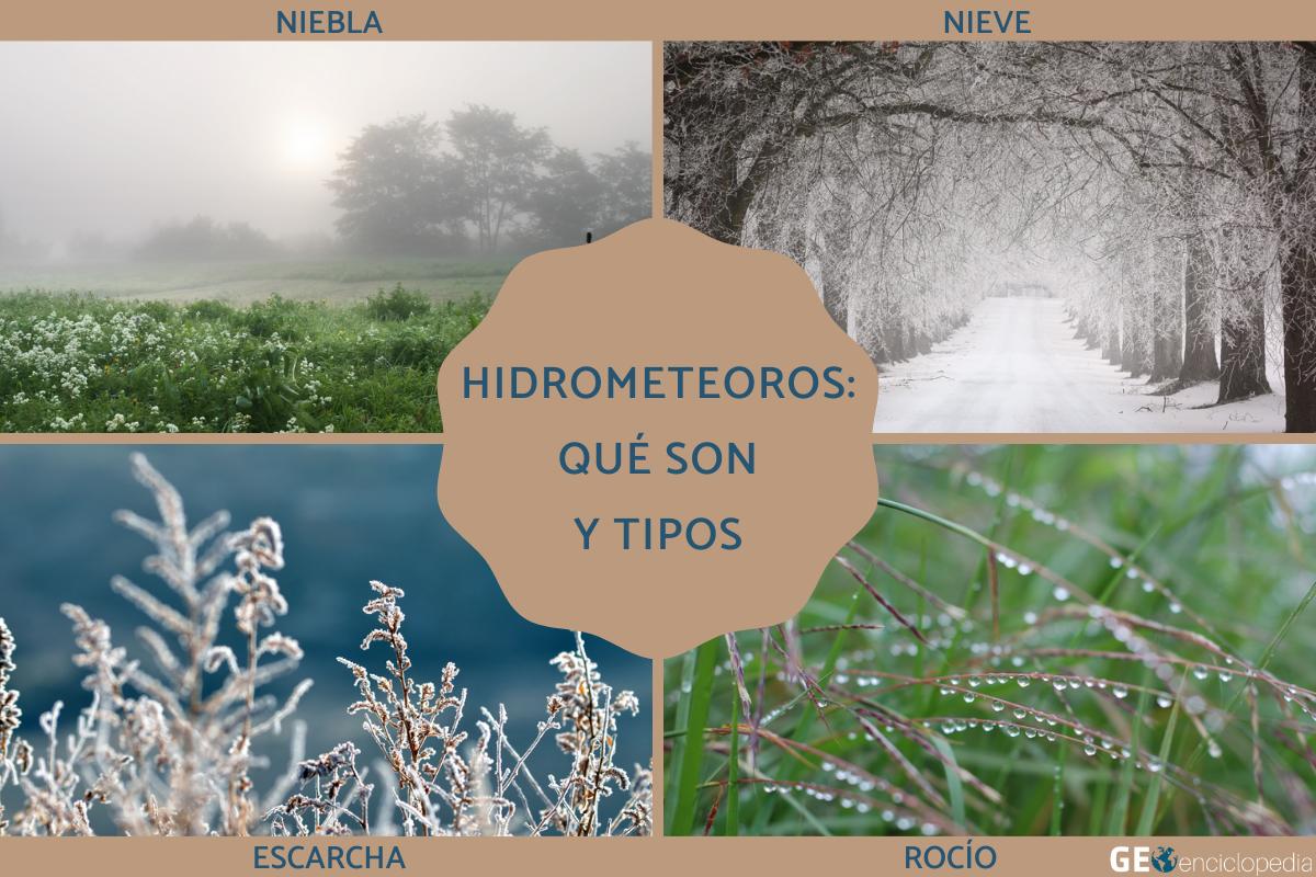 Hidrometeoros: qué son y tipos - Resumen