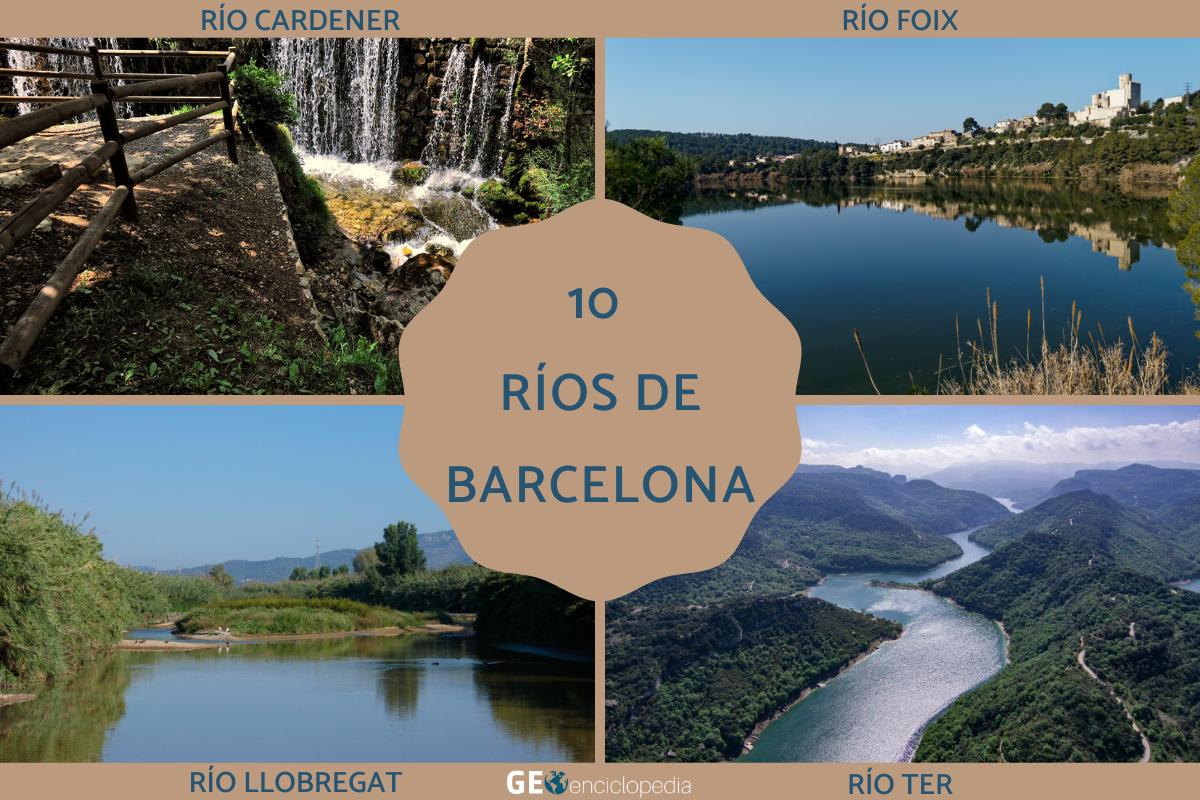 10 ríos de Barcelona - Nombres y fotos
