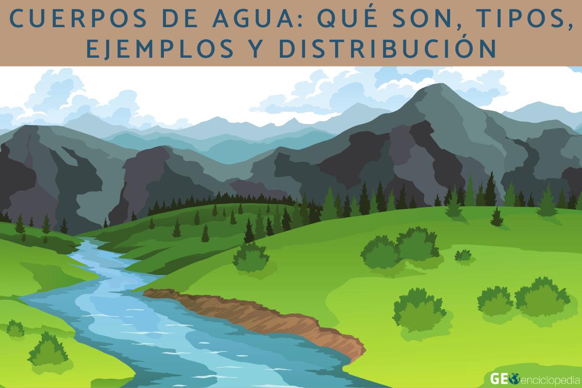 Cuerpos de agua: qué son, tipos, ejemplos y distribución - Resumen