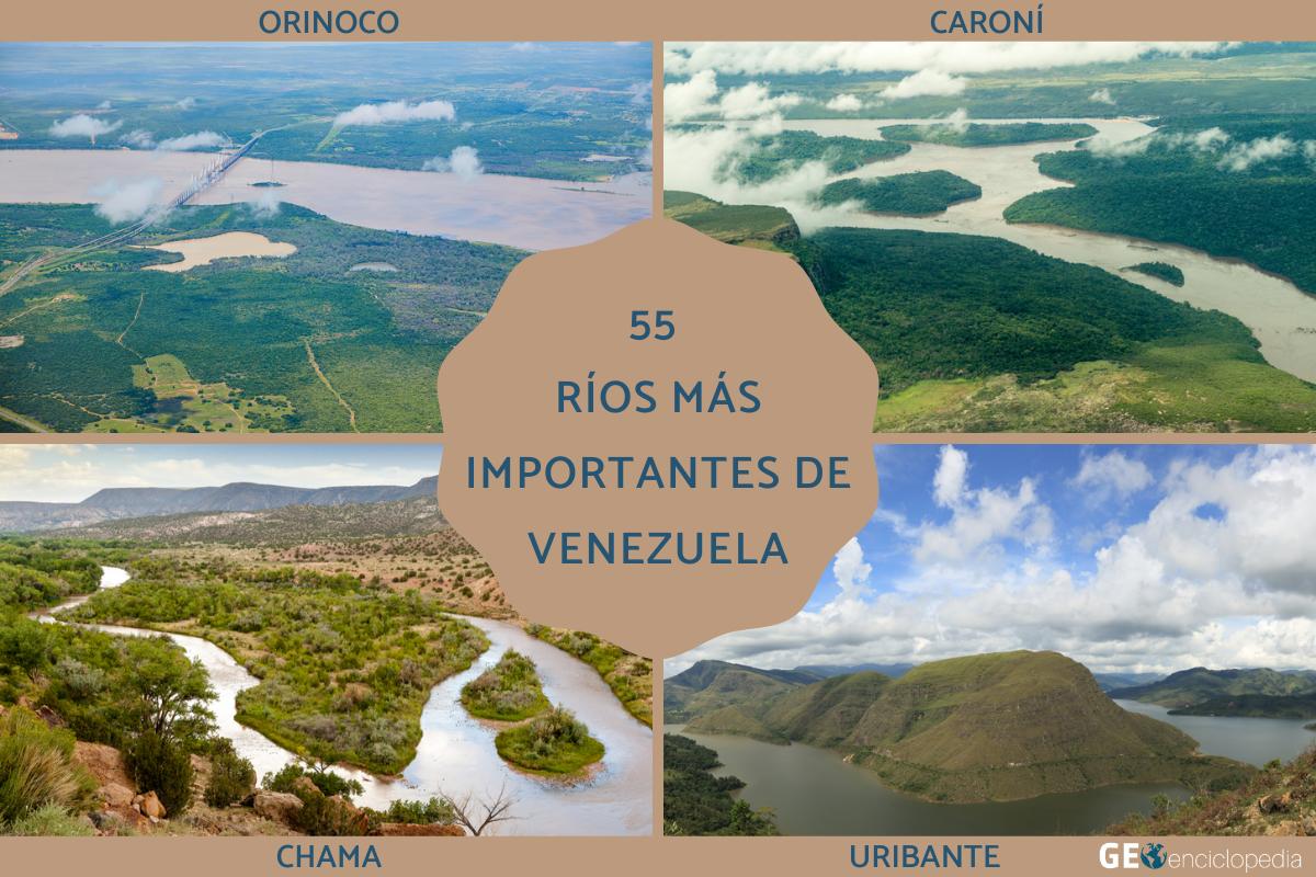 55 ríos más importantes de Venezuela - Nombres y fotos